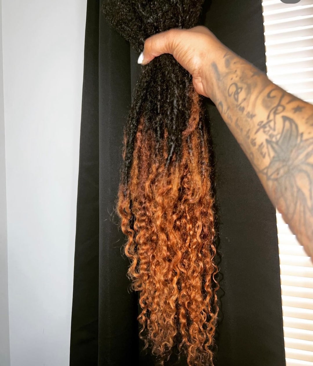 Human 2 Texture Ombre Loc Extensions 20 Locs per Bundle - Etsy