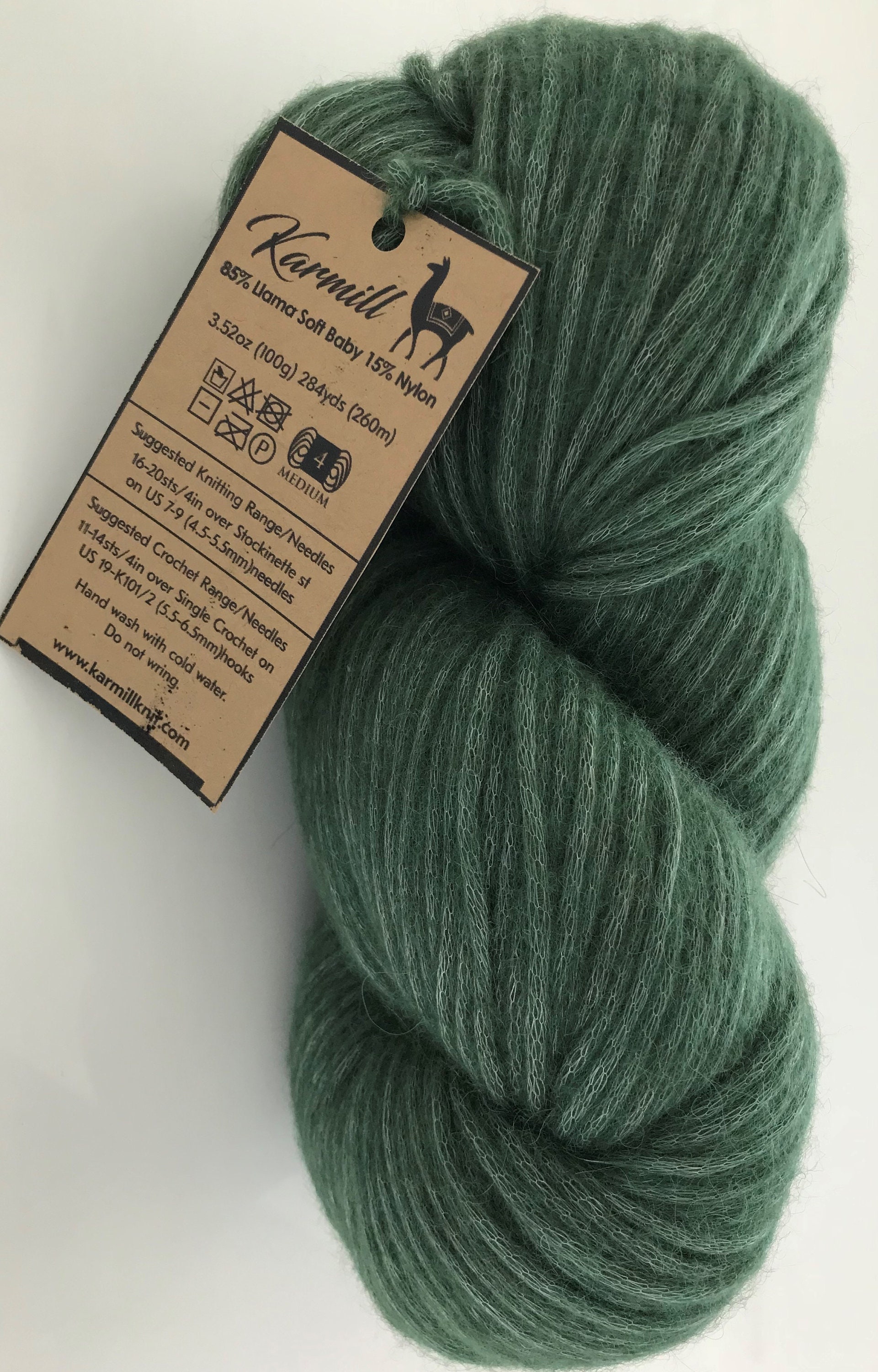 Llama Wool,85% Llama Soft Baby 15 Nylon Yarn, Hank 100 grams, Llama ...