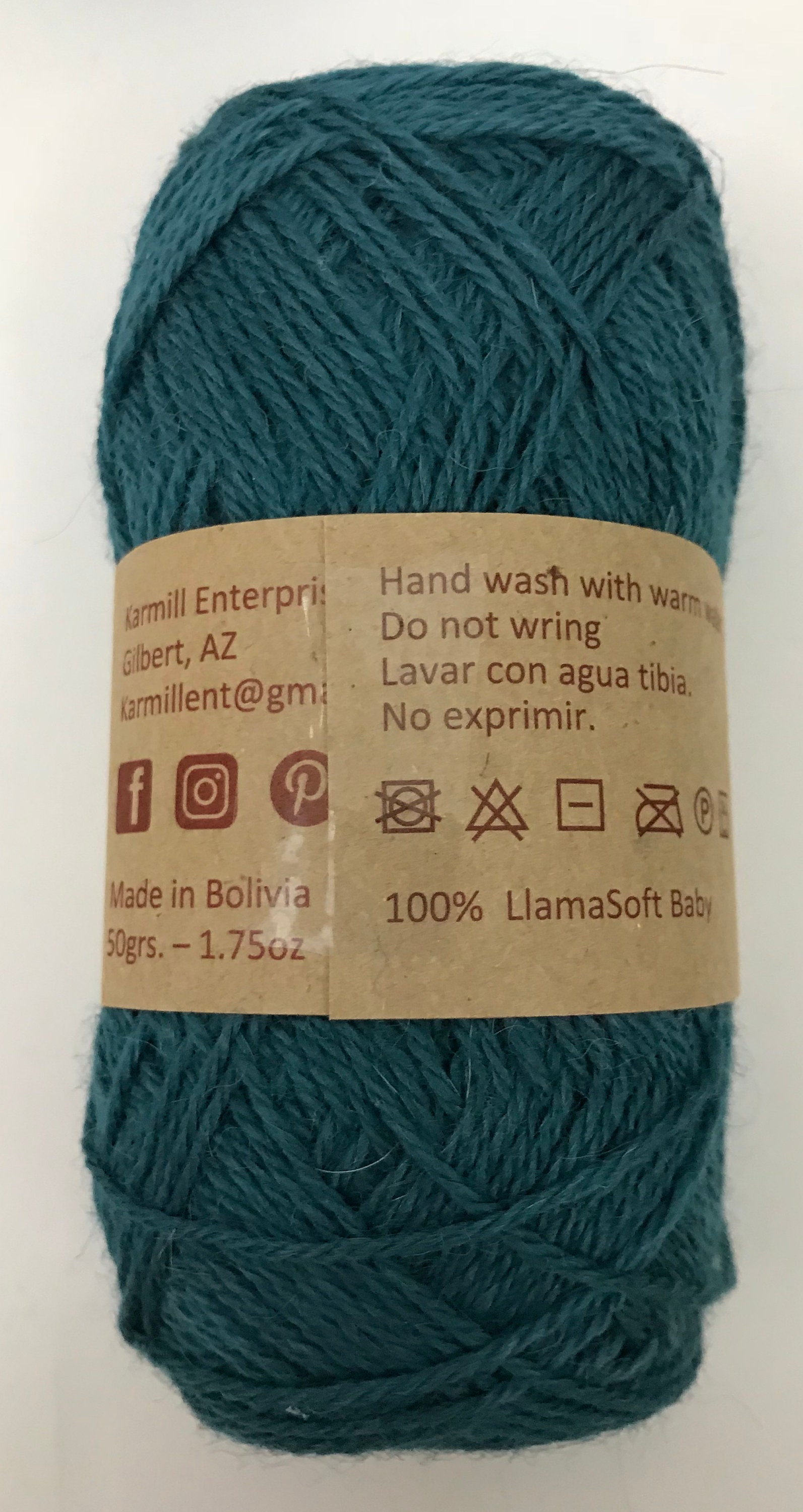 100% Llama Soft Baby Yarn, Llama Wool, Skein 50 grams, Llama yarn ...