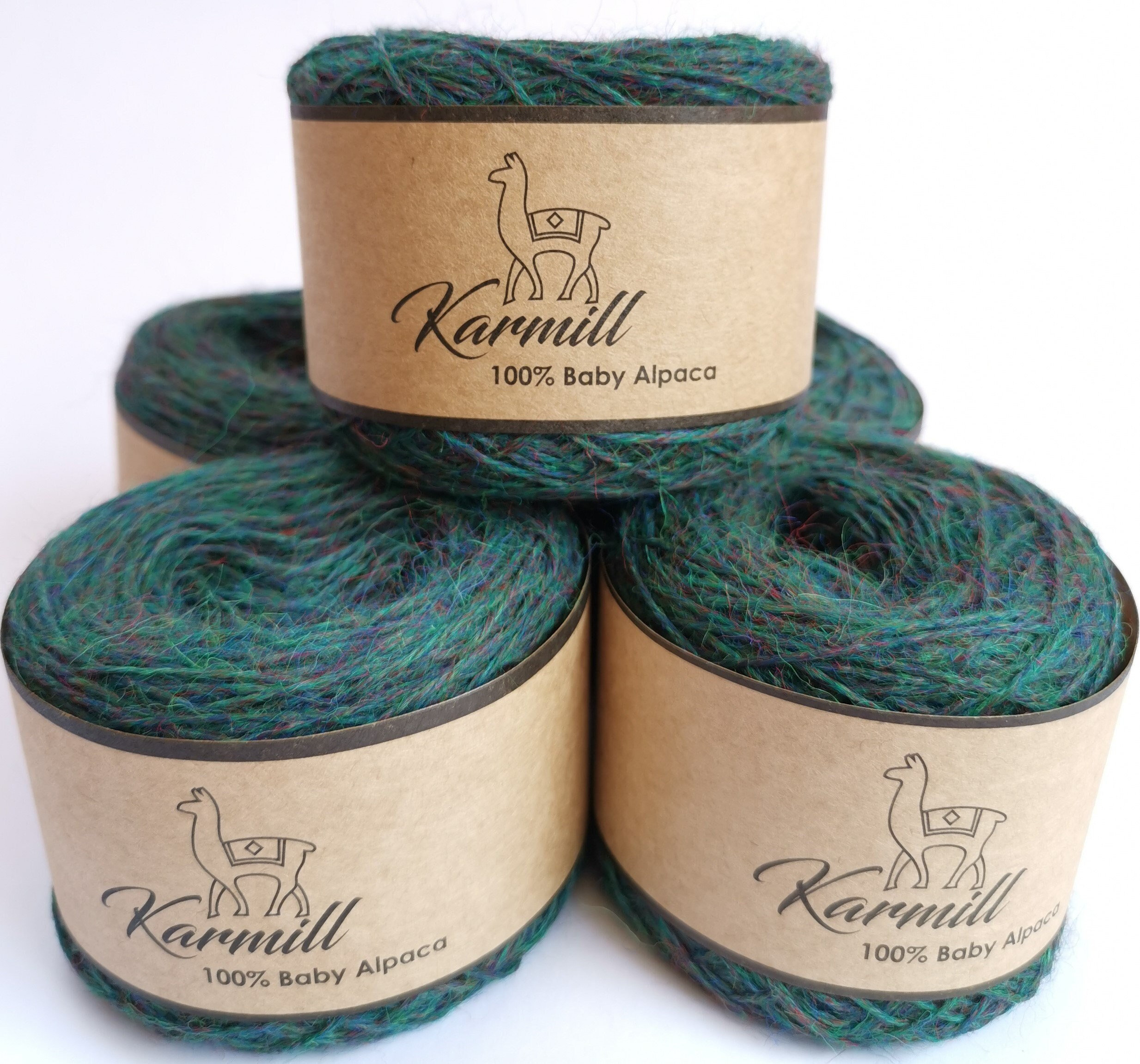 Set of 5 Skeins -100% Baby Alpaca- Sport Weight -Various Colors- Alpaca ...