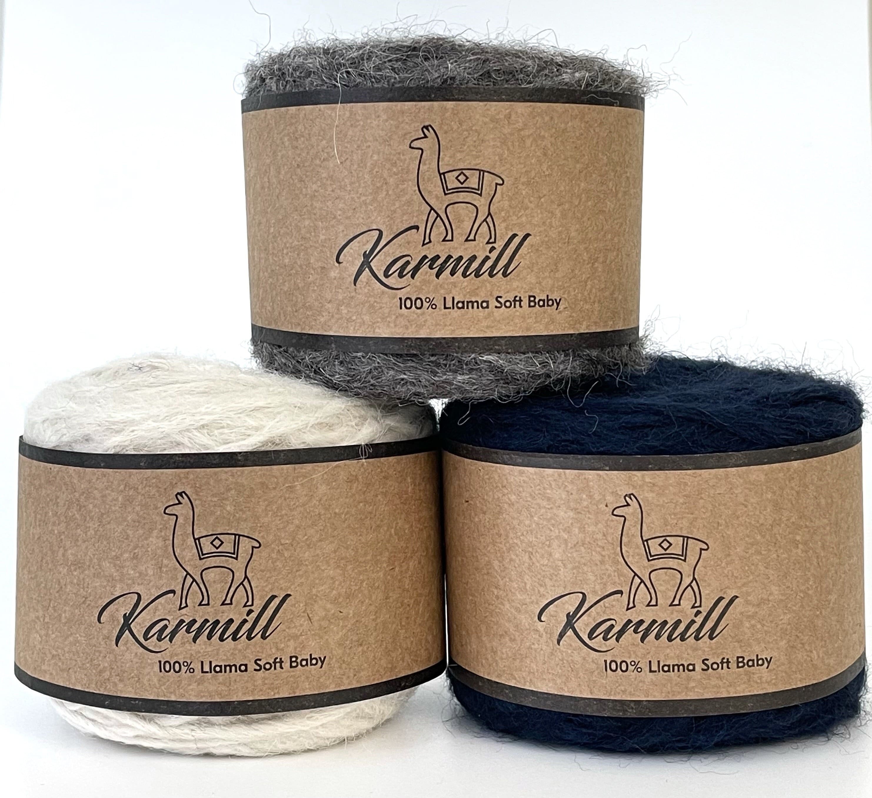 100% Llama Soft Baby - Bulky Weight -Skein 50 Grams - Chunky Yarn ...