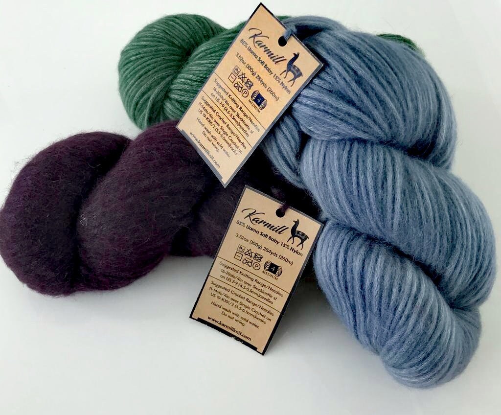 85% Llama Soft Baby 15 Nylon Yarn - Worsted Weight -Llama Wool -Hank ...