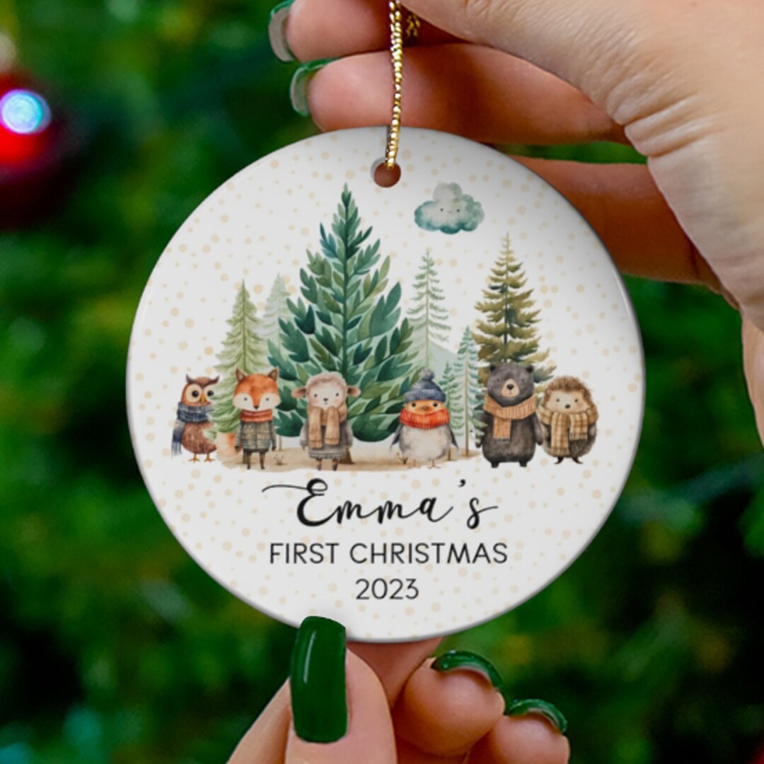 Baby 1st Christmas Ornament First Christmas Ornament Baby Girl First Christmas Ornament Baby Boy ...