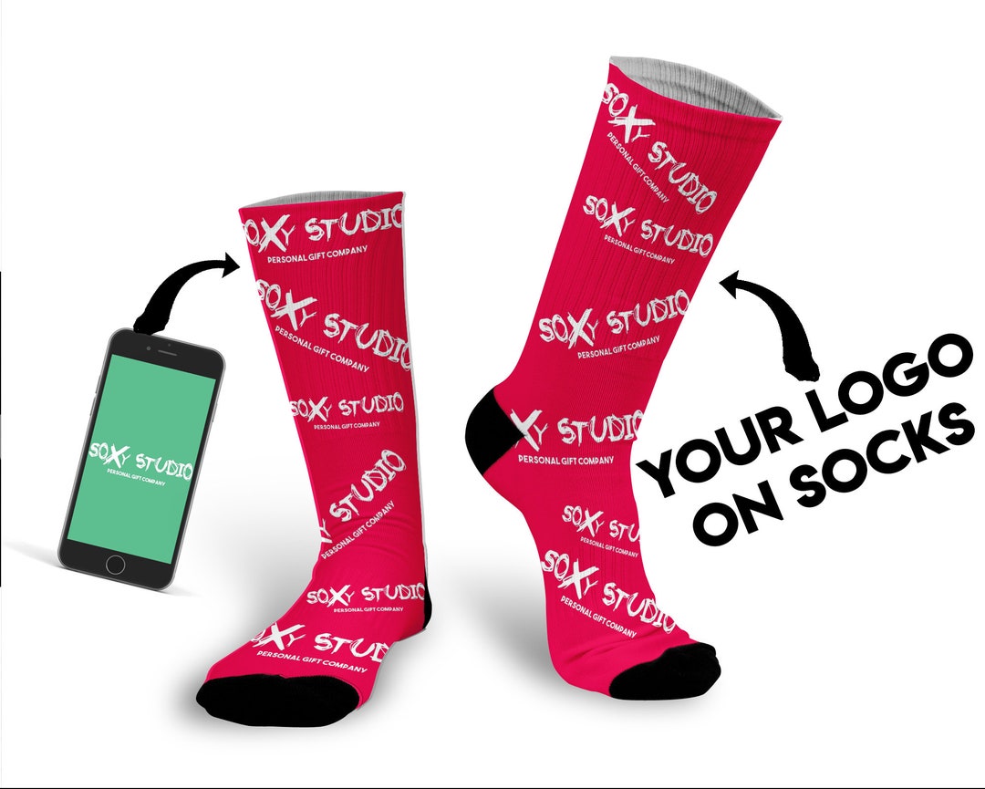 Custom Logo Socks, Bulk Christmas Gifts Bulk Employee Gift, Company ...