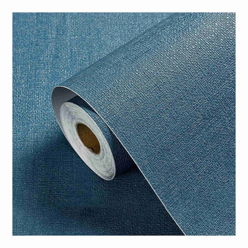 100% Waterproof Modern Light Shiny Straw Textured Light Blue - Etsy