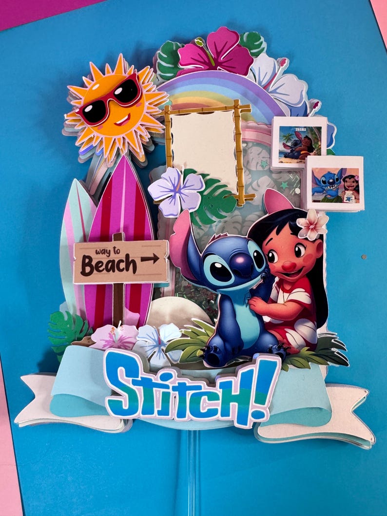 Lilo&stitch Cake Topper, Centerpiece - Etsy