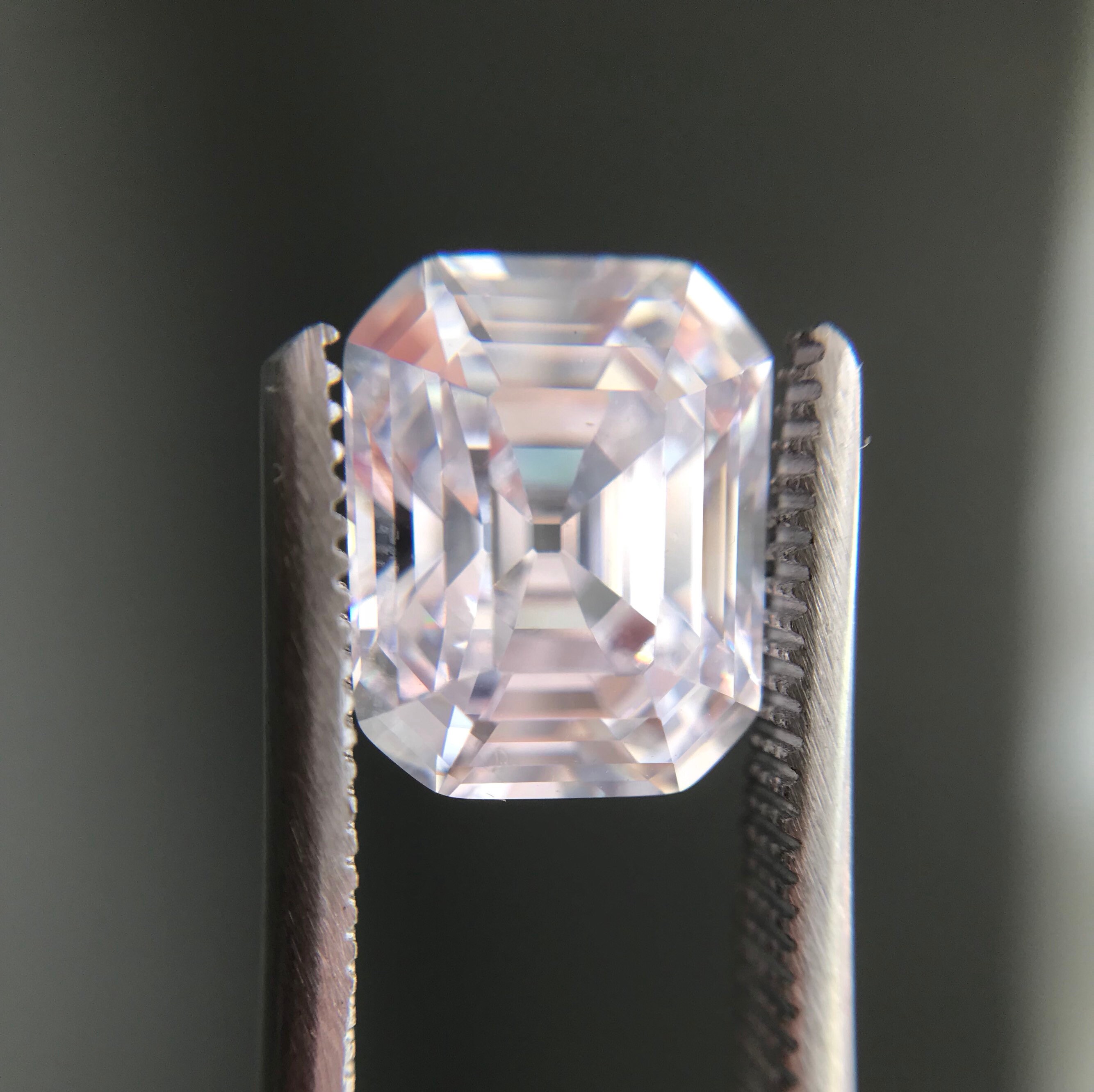 Antique Asscher Step Cut Octagon Diamond Simulant Cubic | Etsy