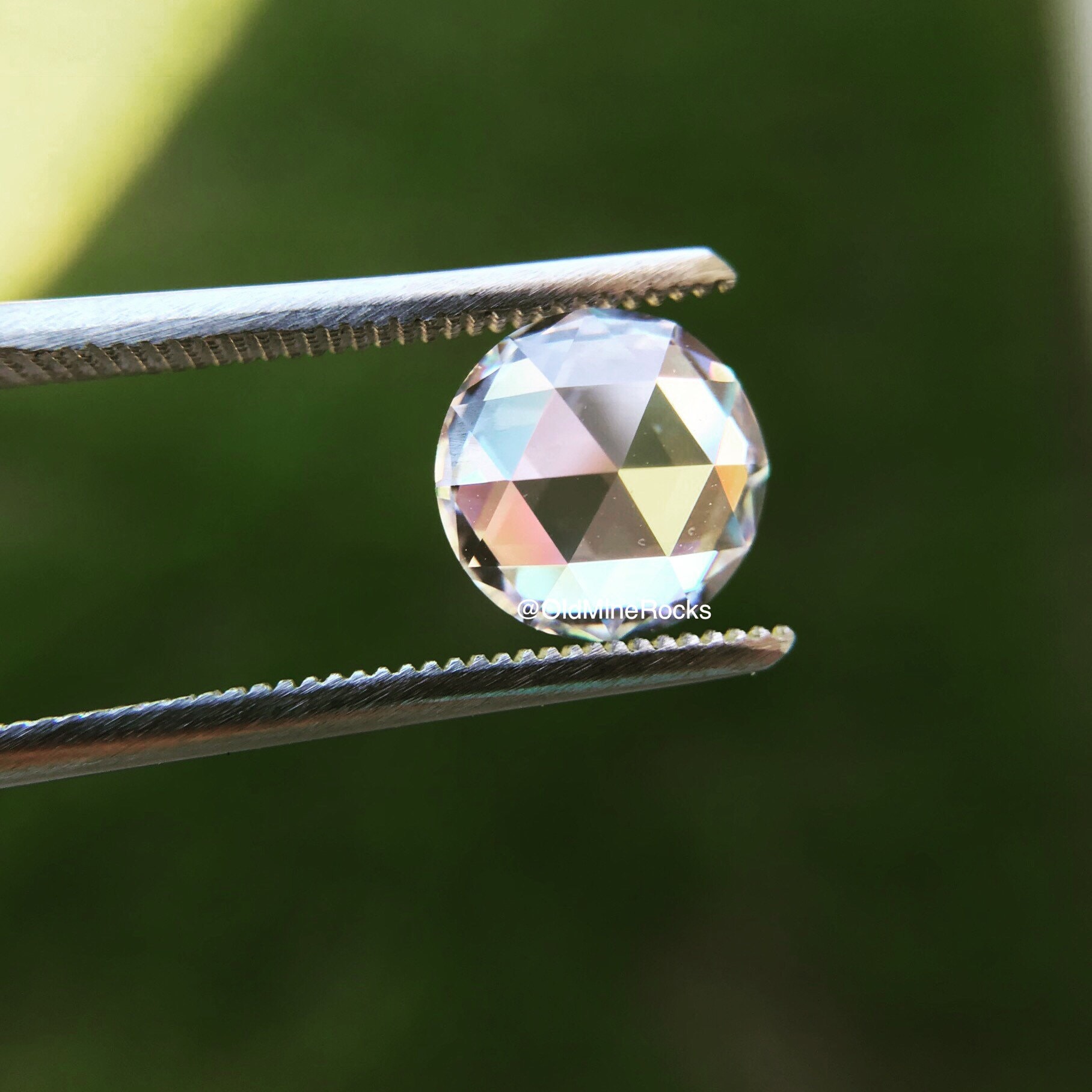 Round Rose Cut Diamond Simulant Cubic Zirconia - Etsy