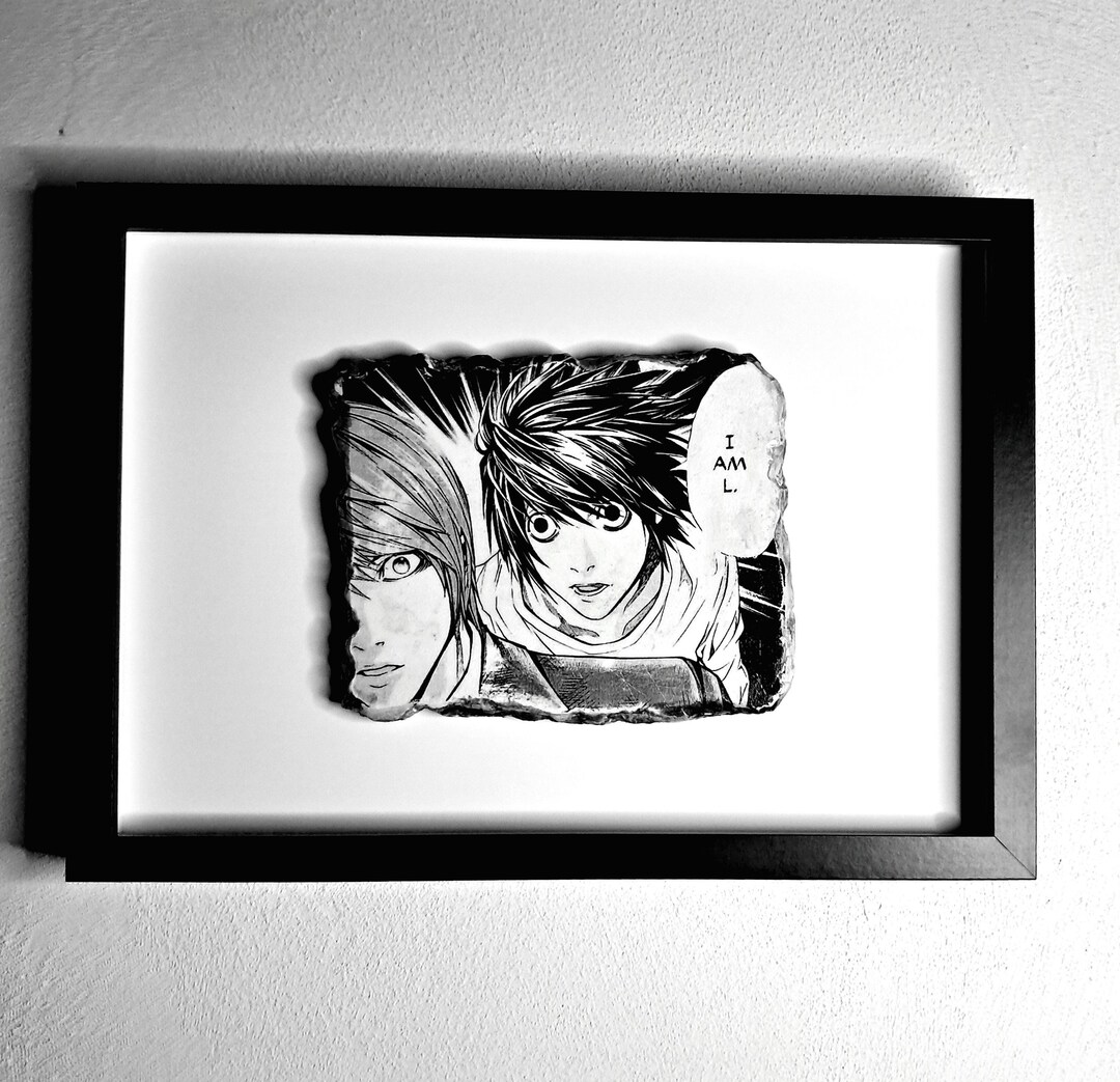Death Note Manga Wall Decor , Death Note Artwork Wall Decor, Death Note ...