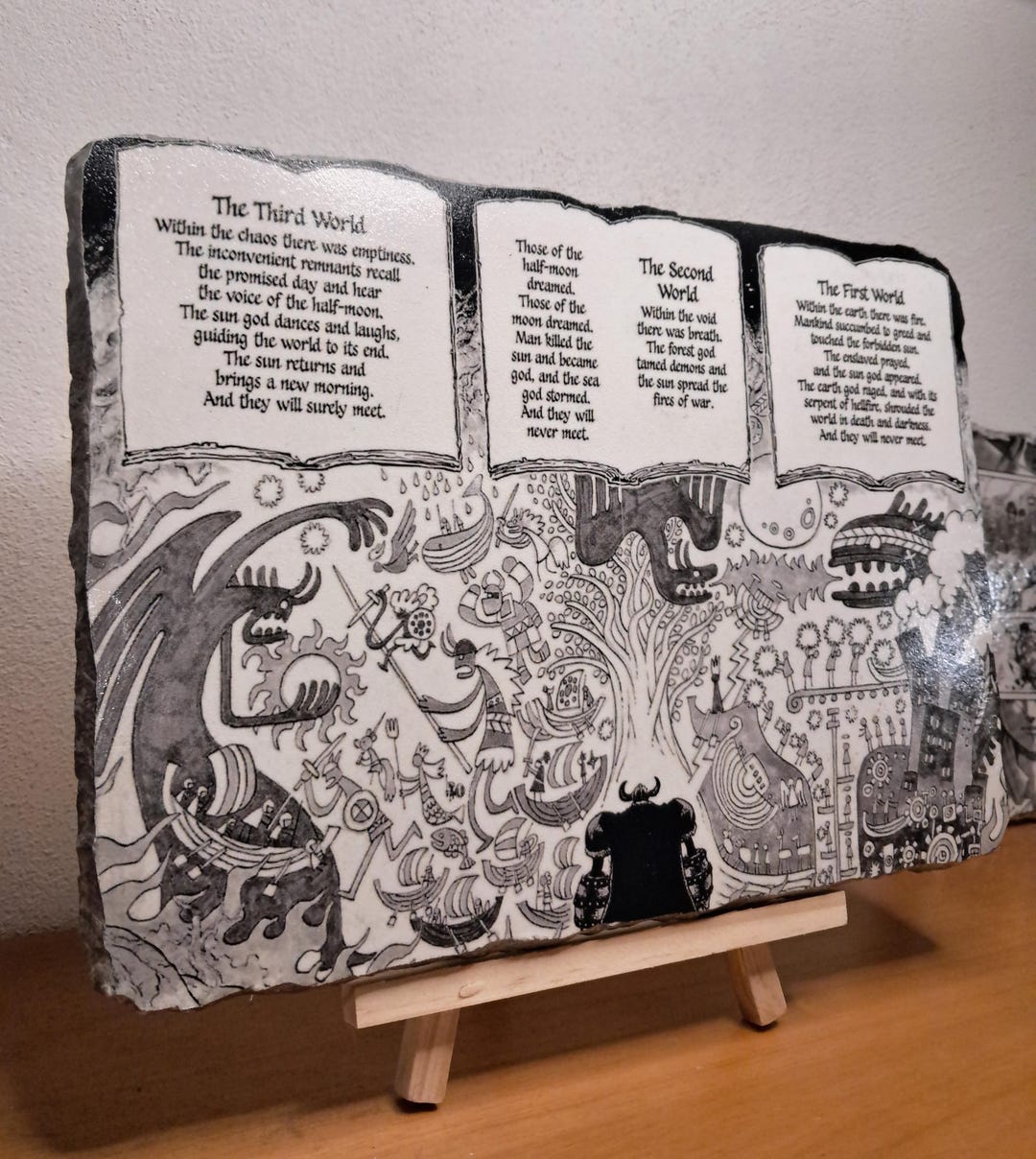 Inspired by One Piece Wall Art – Elbaf's Ancient Mural – Handmade ...