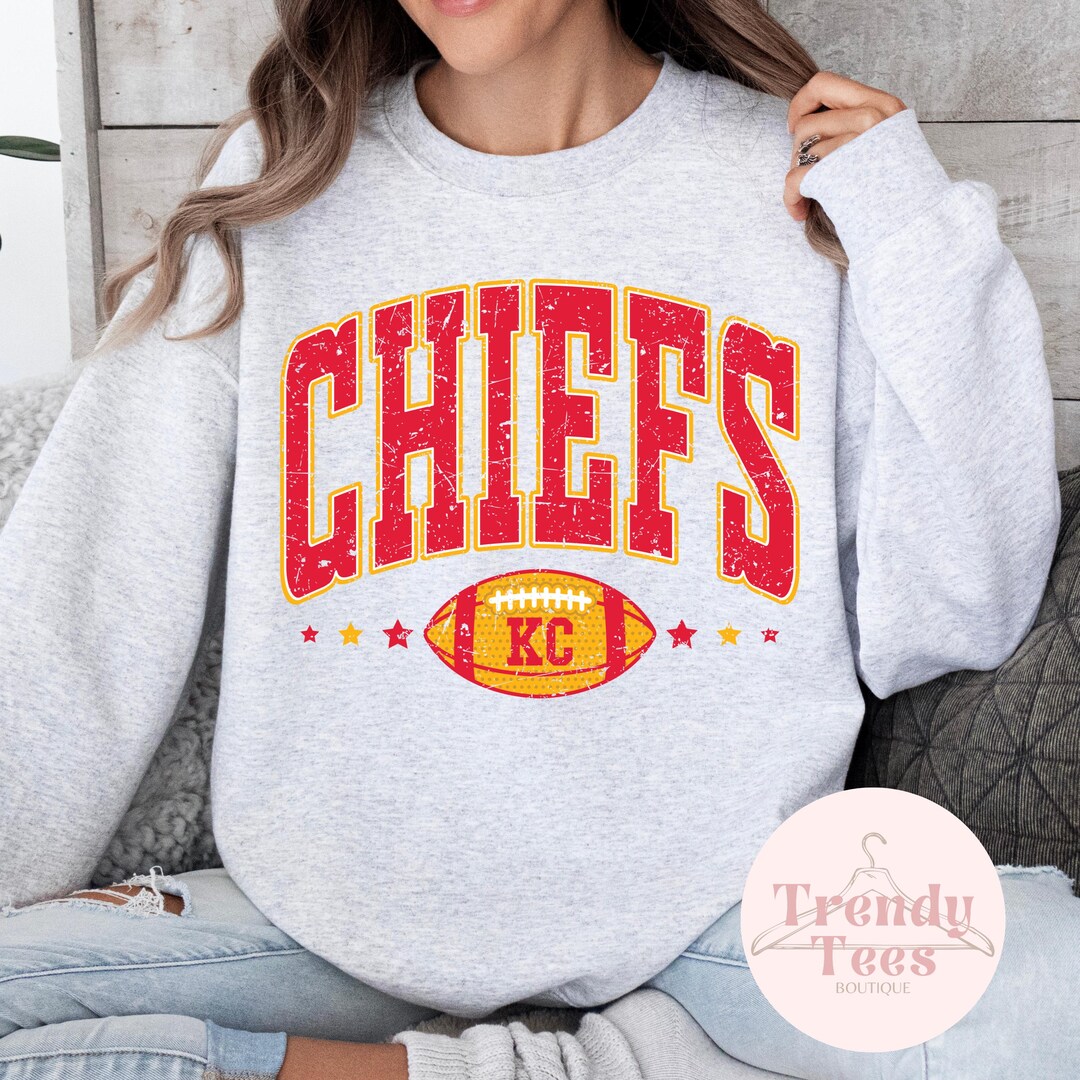 Kansas City Chiefs, Football, Crewneck, Gildan, KC, Kansas, Sweatshirt ...