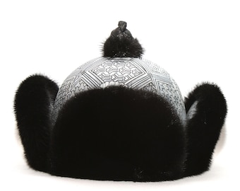 Mongolian fur hat | Etsy