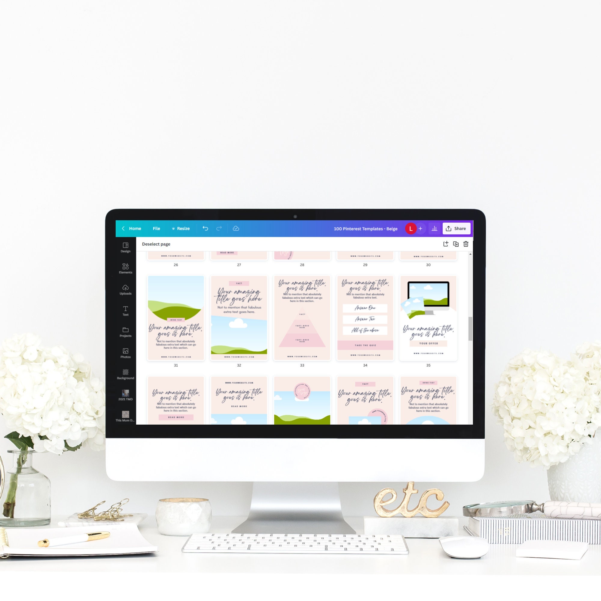 Pinterest Templates for Coaches | Pinterest Marketing, Pin Templates ...