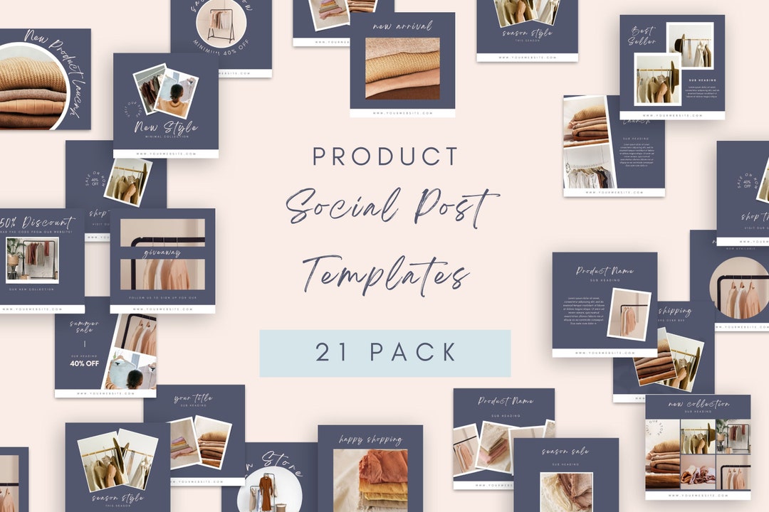 Instagram Product Post Template | Ecommerce Instagram Template ...