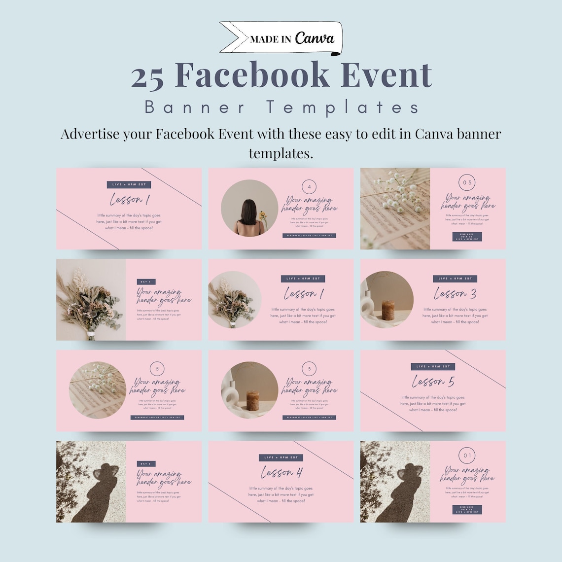 25 Facebook Event Cover Template | Facebook Templates, Canva Social ...
