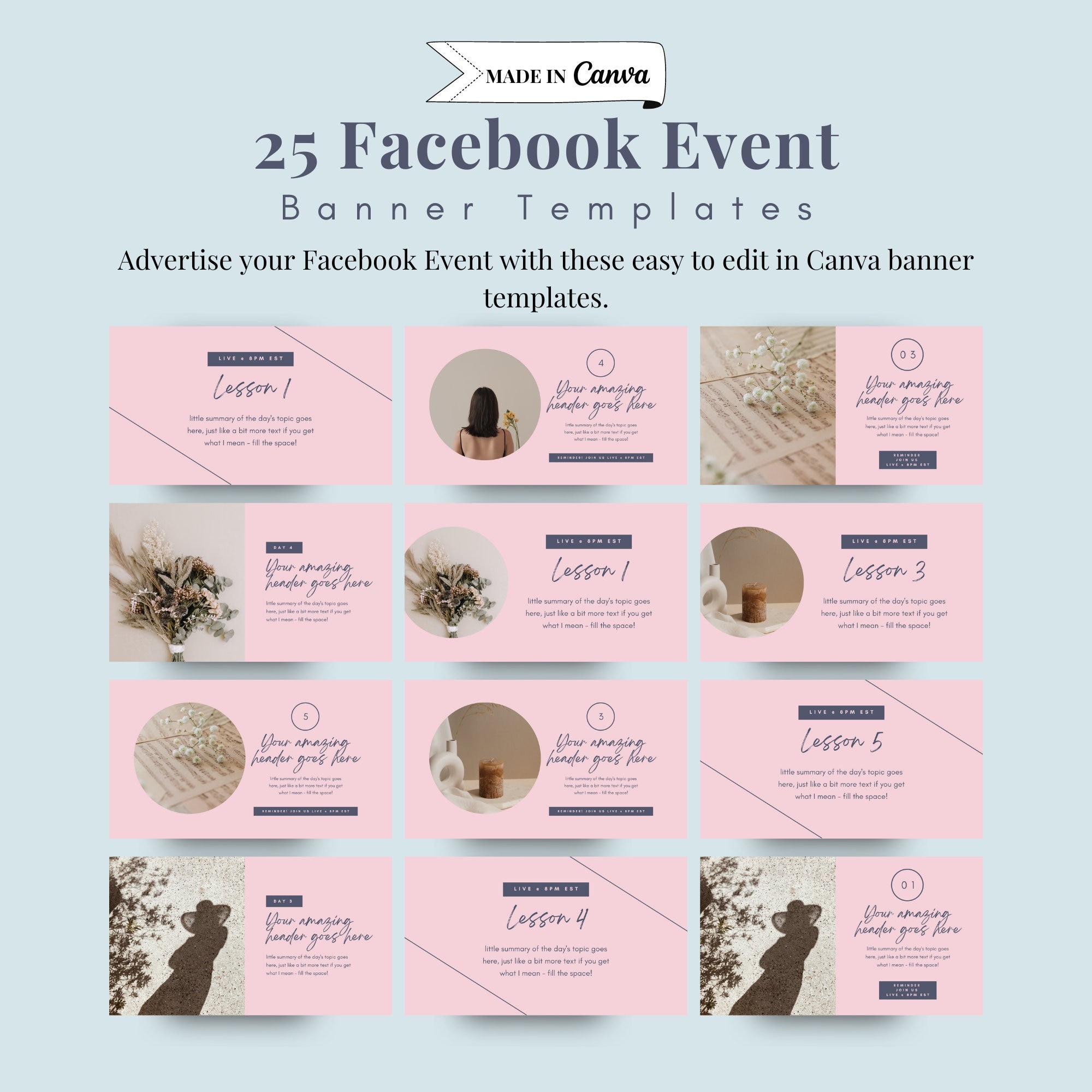25 Facebook Event Cover Template | Facebook Templates, Canva Social ...