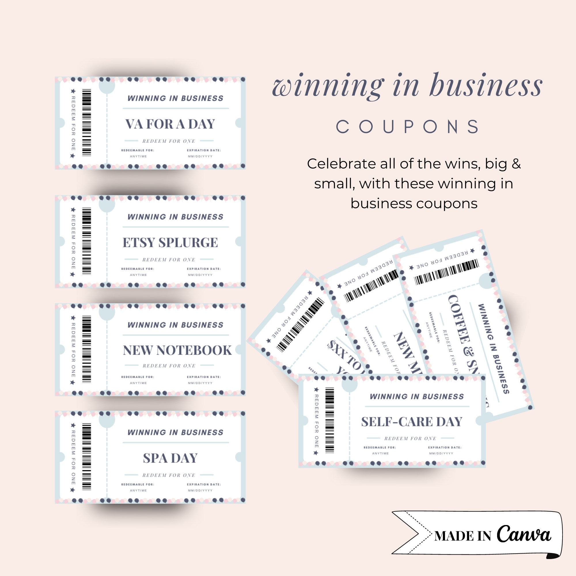 Printable Coupon Template for Business Owners | Business Gifts, Last ...