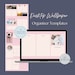 Desktop Wallpaper Canva Editable Desktop Wallpaper Organizers Digital ...