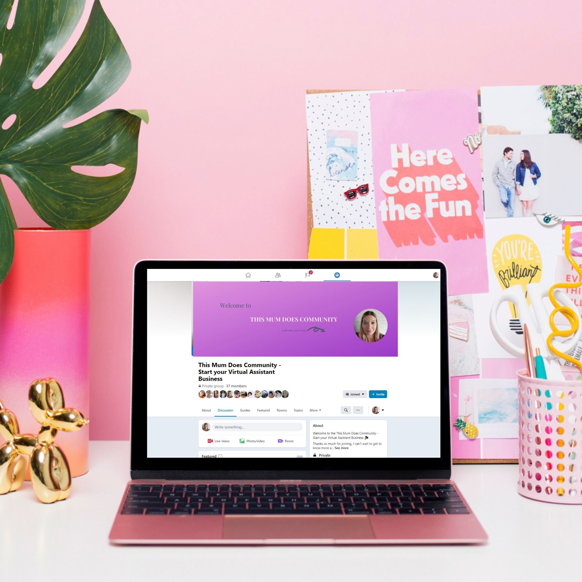 Facebook Group Cover Templates for Online Business Owners - Etsy