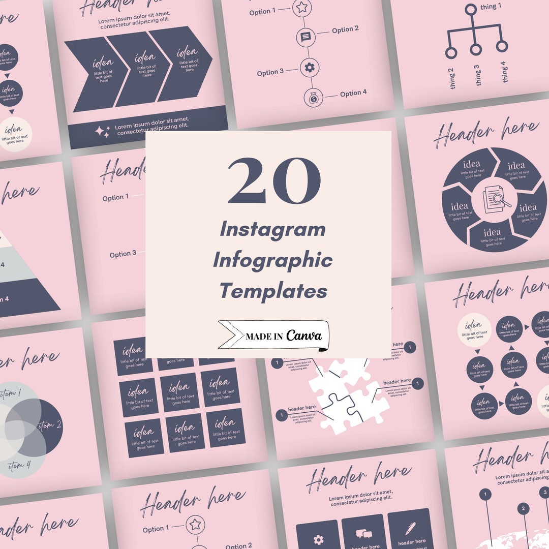 20 Instagram Infographic Post Templates | Canva Instagram Templates ...