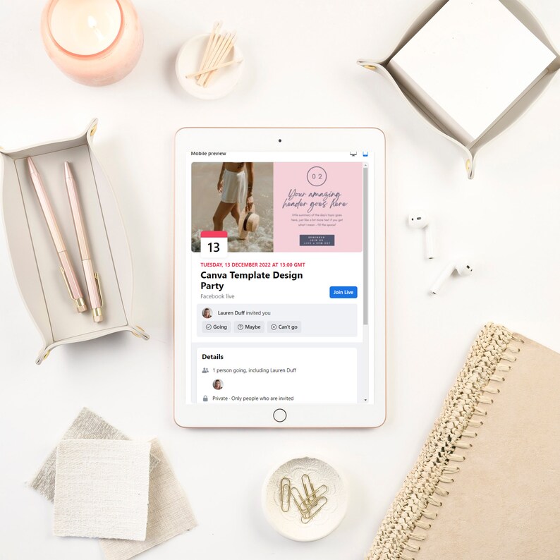 25 Facebook Event Cover Template | Facebook Templates, Canva Social ...