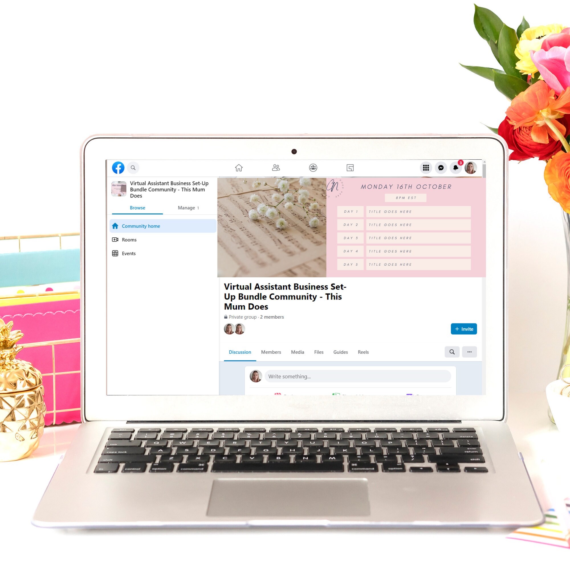 Facebook Cover Template Canva Facebook Banner Template, Facebook ...