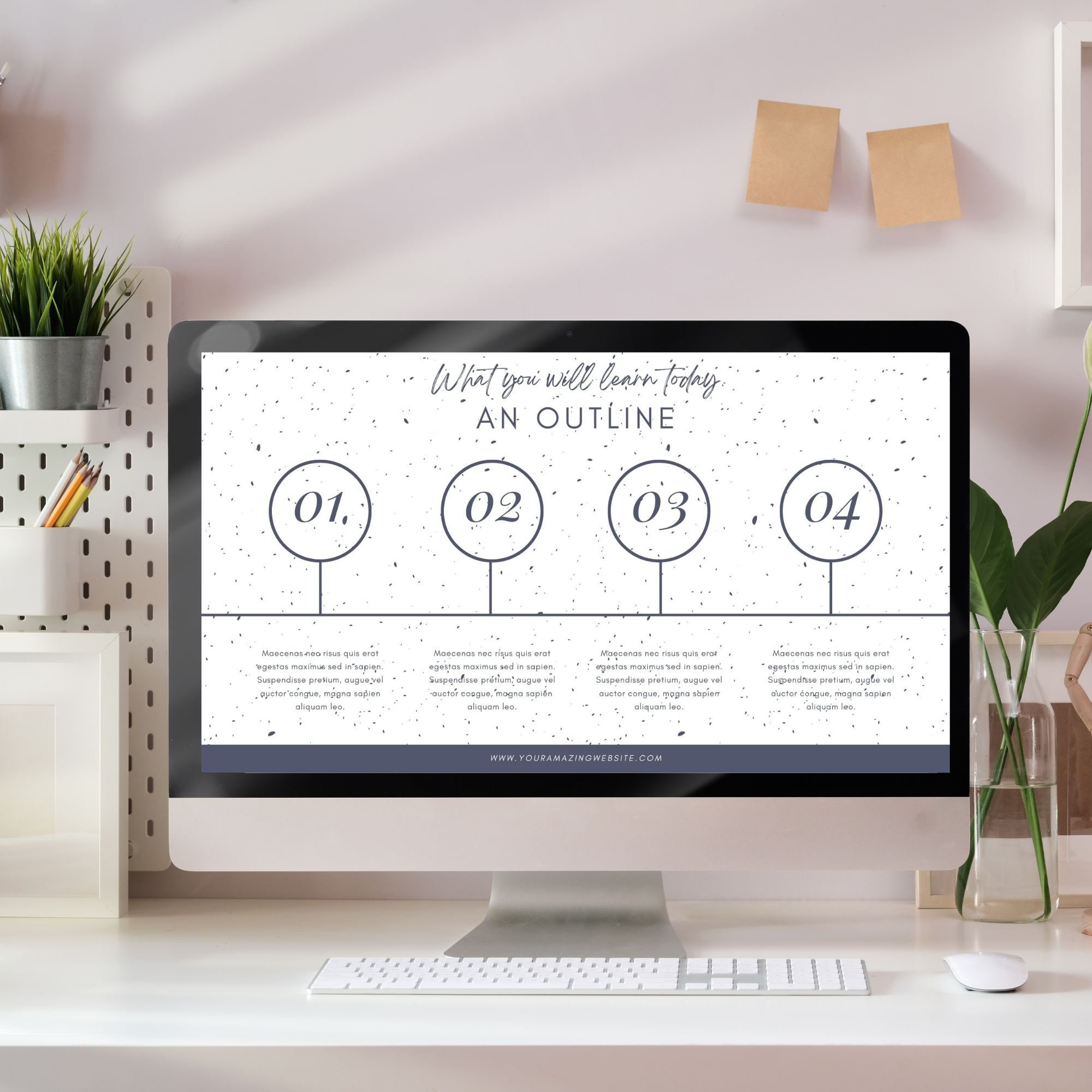 Online Course Slide Deck Online Course Template Pitch Deck Course ...