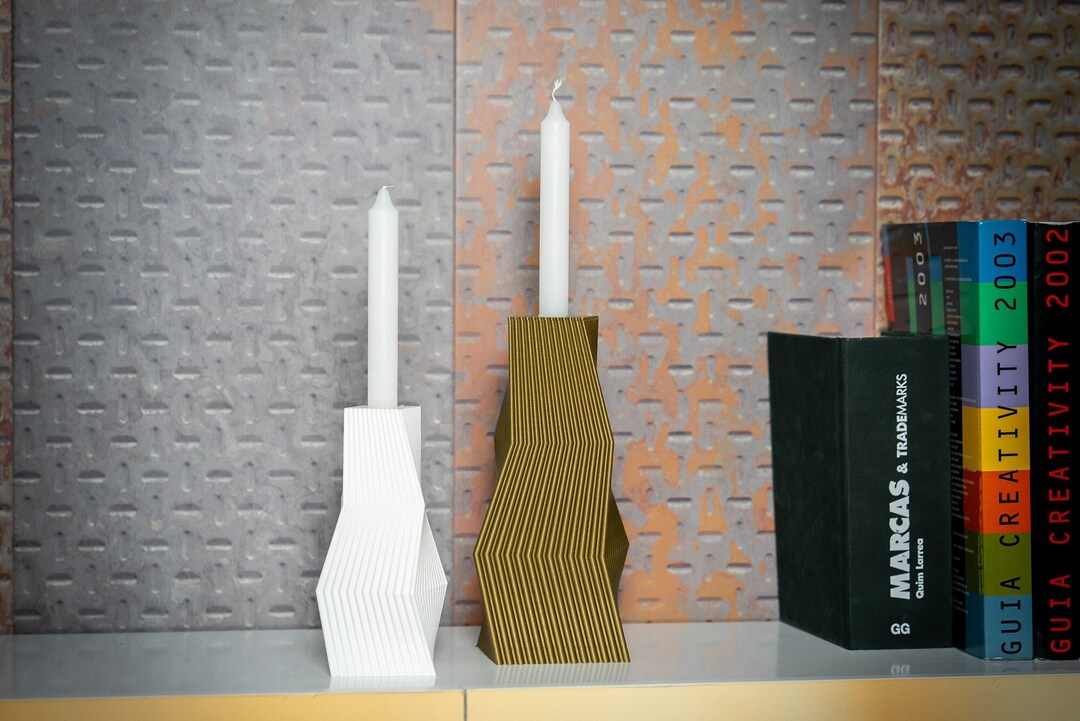 Tower Z Candle Holder, Candlestick, 3d Print, Modern Decoration ...