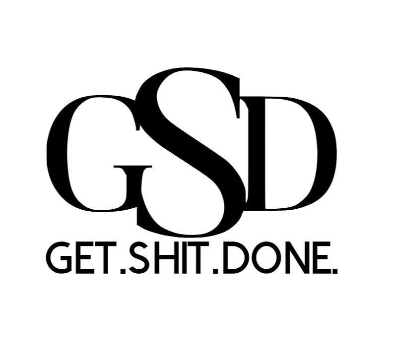 GSD - Get Shit Done Decal, Funny Sticker, Funny, Car Sticker, Laptop ...