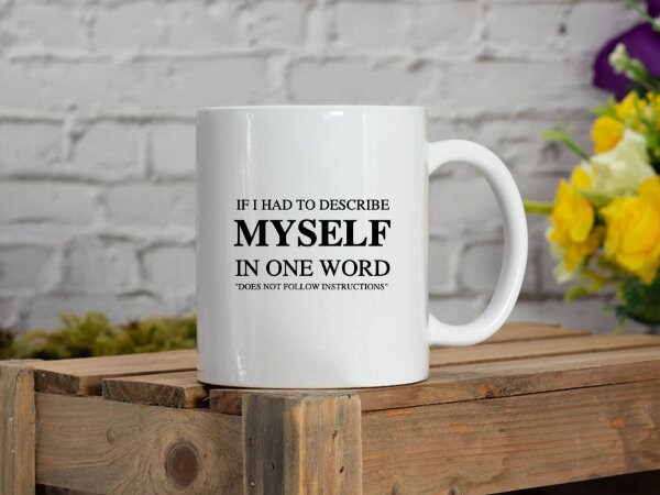 Describe Me In One Word Picture