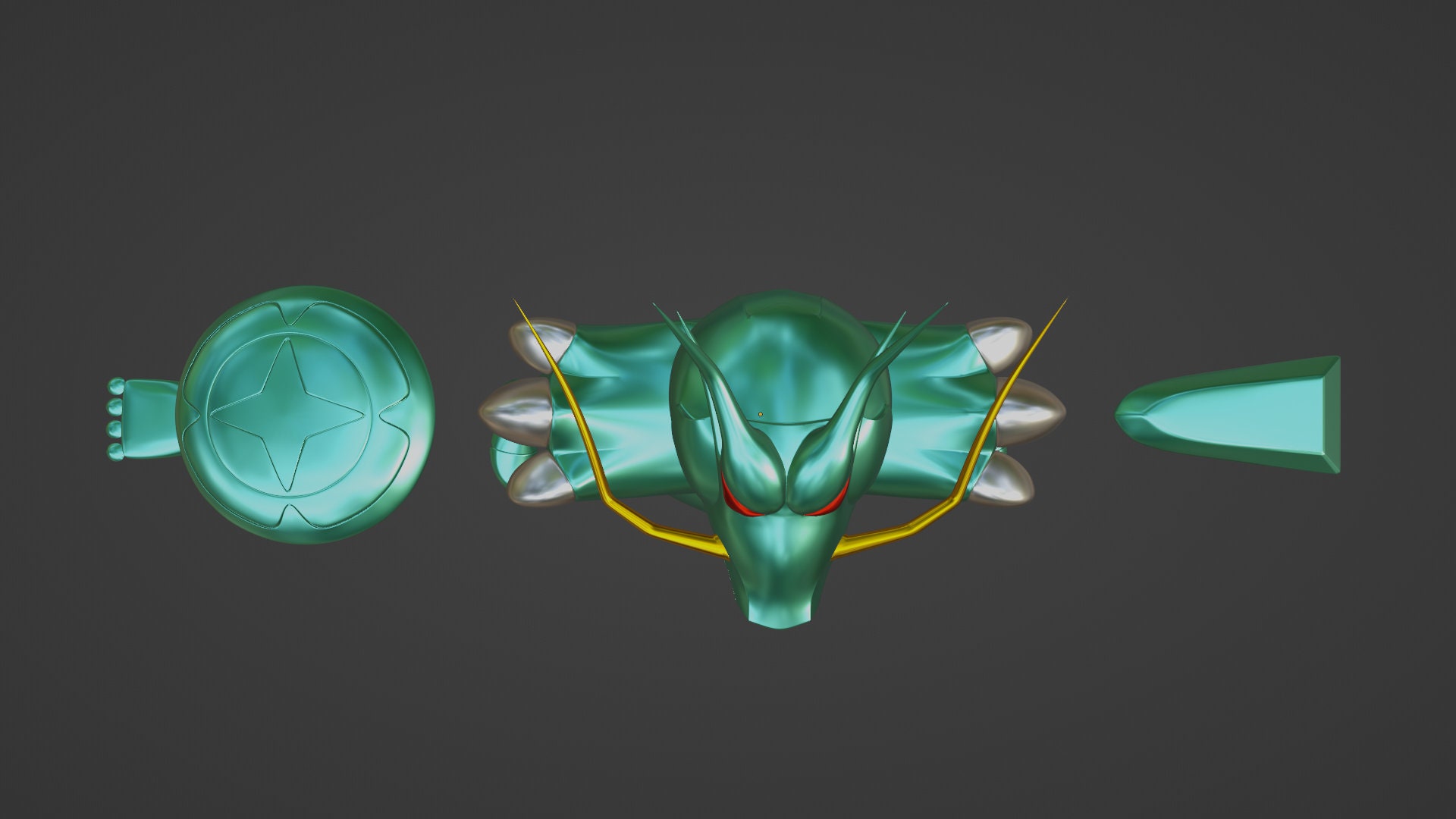 Dragon Shiryu Saint Seiya Full Armor + Helmet - STL 3D Print File - Etsy