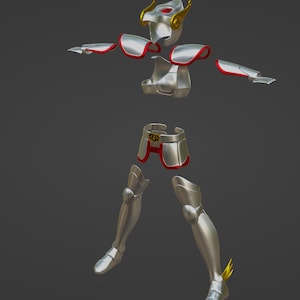 Pegasus Seiya Saint Seiya Full Armor + Helmet - STL 3D Print File - Etsy