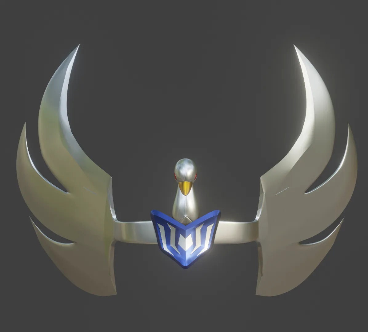 Cygnus Hyoga Saint Seiya Helmet - STL 3D Print File - Etsy