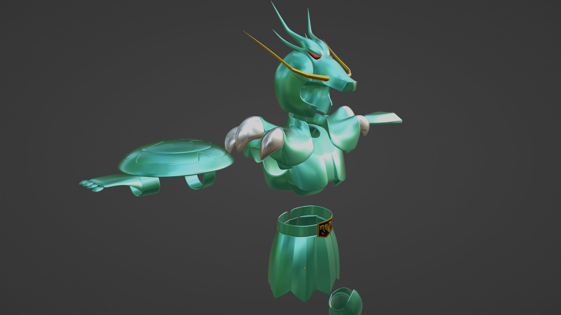 Dragon Shiryu Saint Seiya Full Armor + Helmet - STL 3D Print File - Etsy