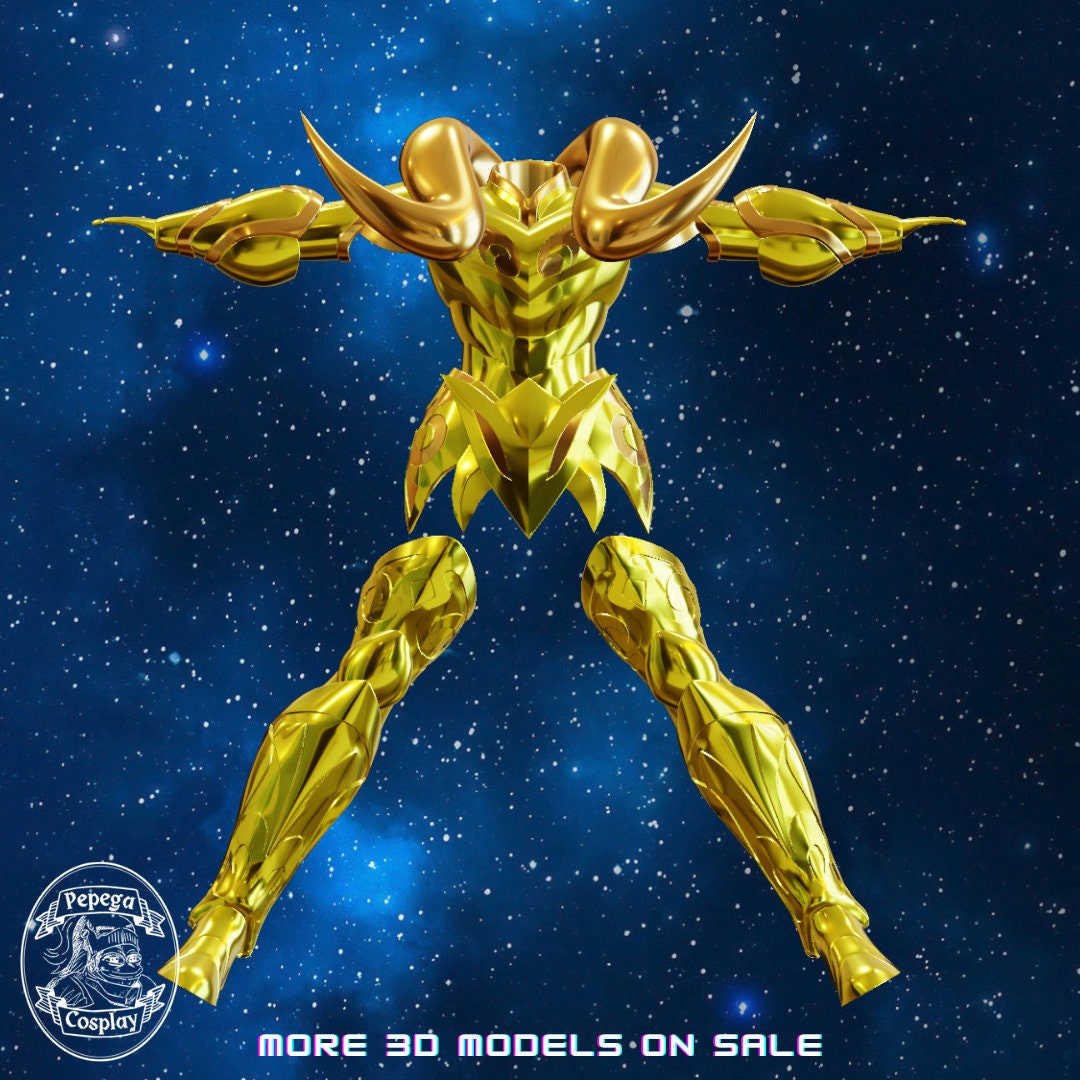 ARIES MU - Saint Seiya Full Armor - STL 3D Print File - Etsy