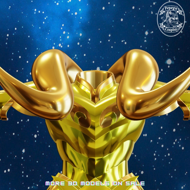 ARIES MU - Saint Seiya Full Armor - STL 3D Print File - Etsy