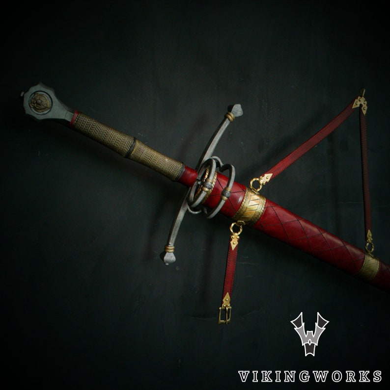 Vikingworks Custom Larp/cosplay Sword and Scabbard - Grandmaster Ursine ...
