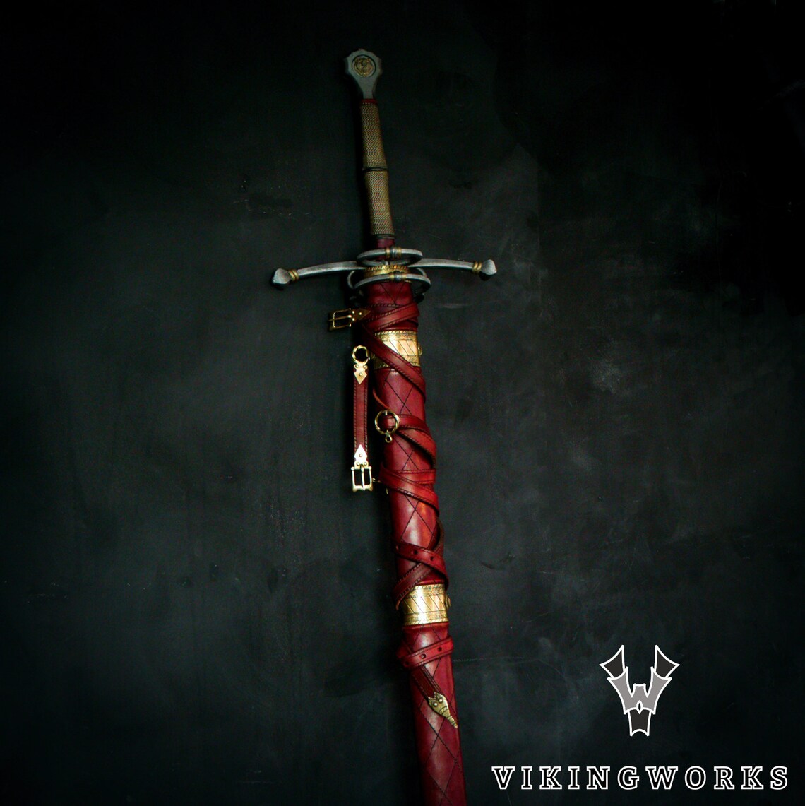 Vikingworks Custom Larp/cosplay Sword and Scabbard - Grandmaster Ursine ...