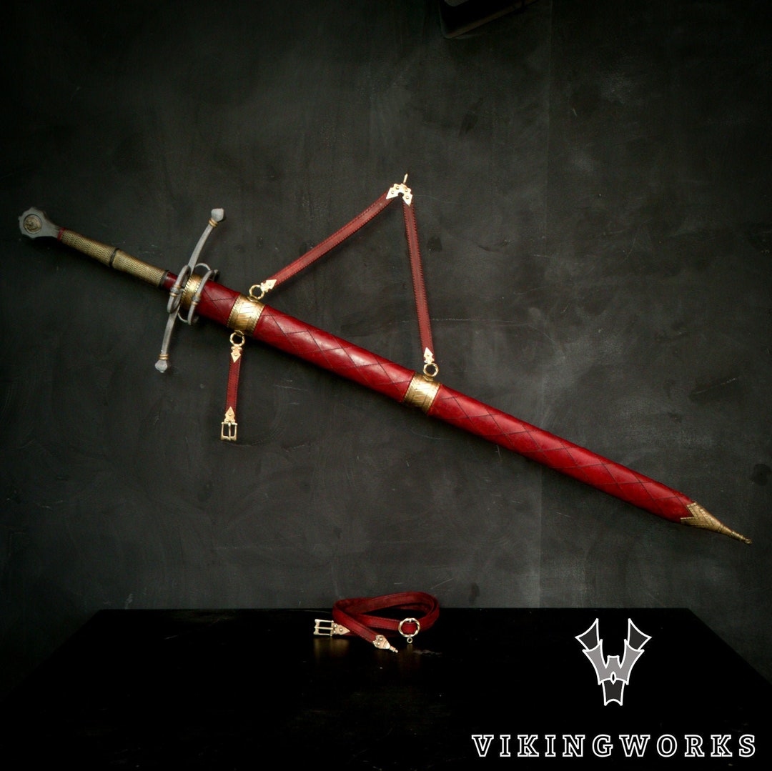 Vikingworks Custom Larp/cosplay Sword and Scabbard - Grandmaster Ursine ...