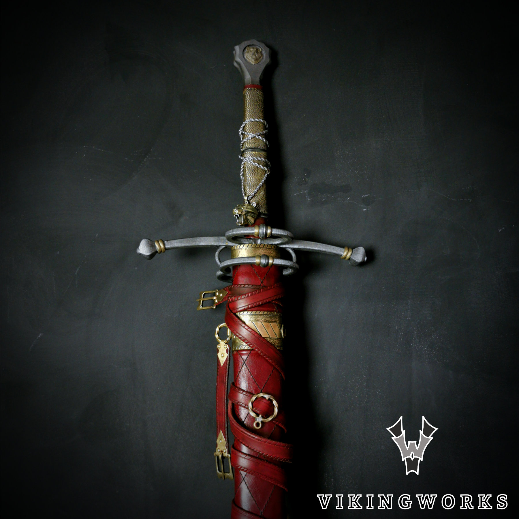 Vikingworks Custom Larp/cosplay Sword and Scabbard Grandmaster Ursine ...