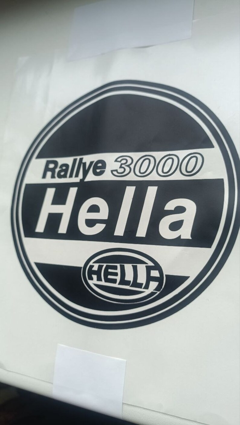 Hella Rallye 3000 Digital Sticker SVG DXF CDR png pdf für vw - Etsy Schweiz