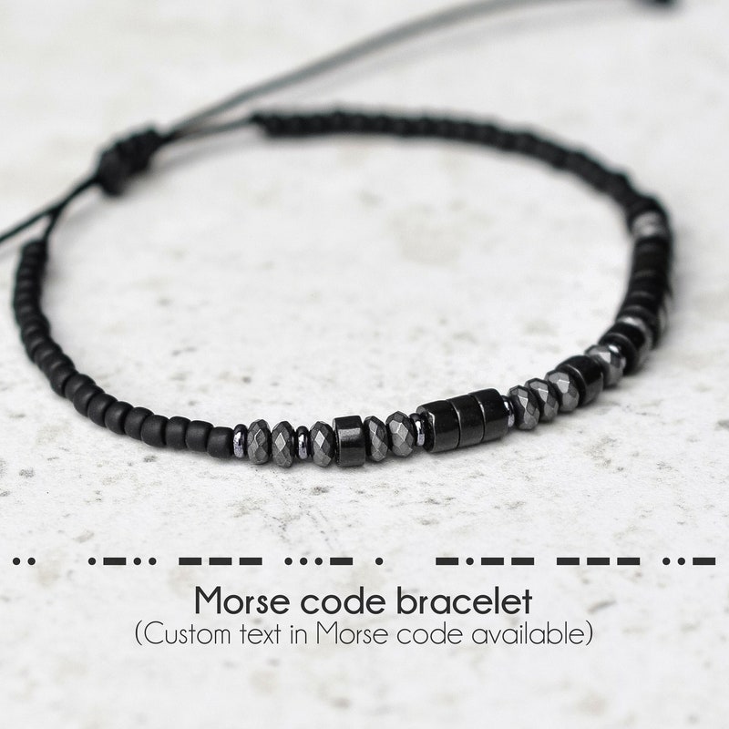 Morse Code Armband - Etsy