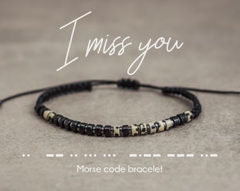I Miss You Bracelet - Etsy
