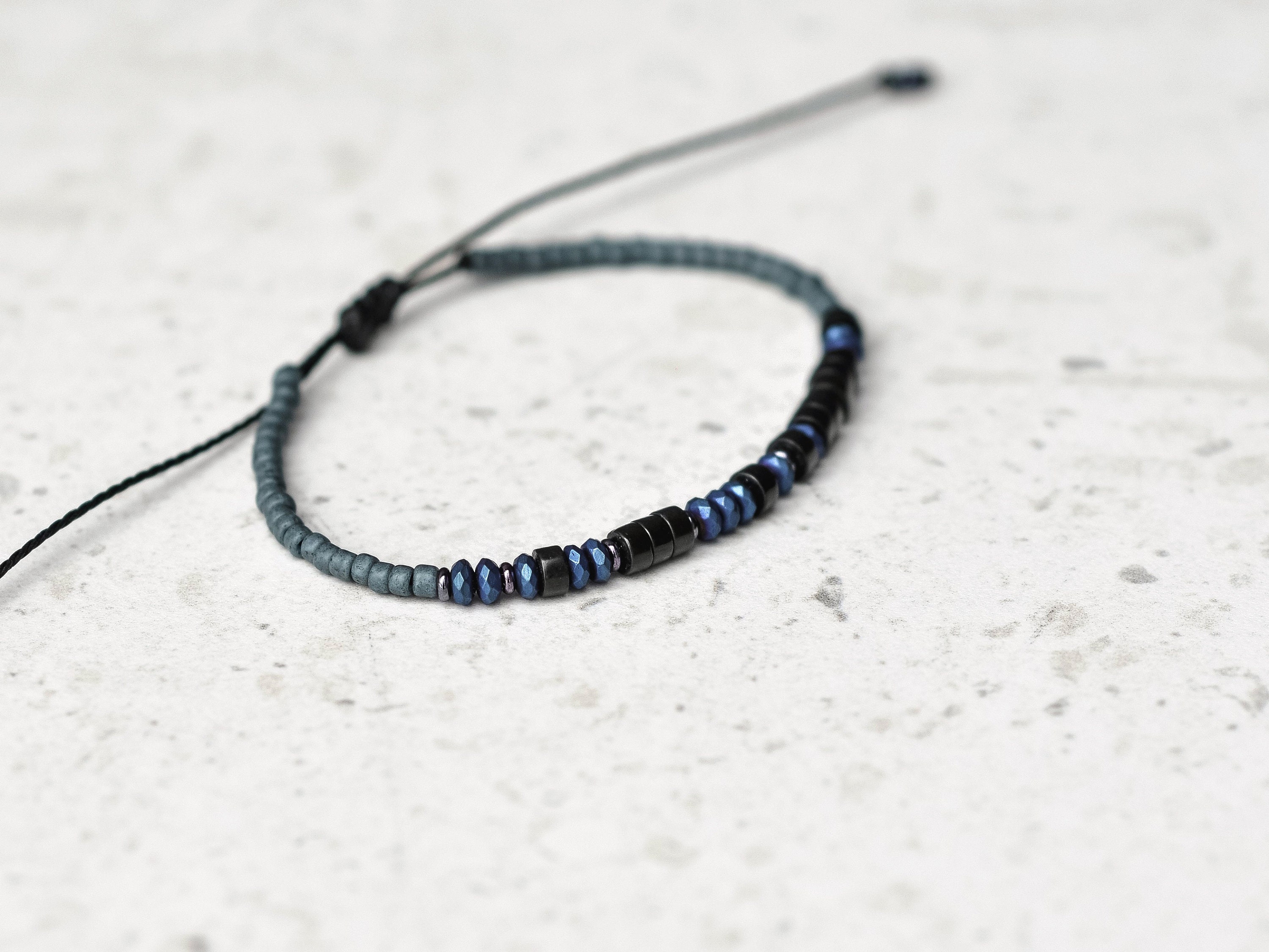 Custom Morse Code Bracelet Men, Handmade Personalized Gifts for Men ...