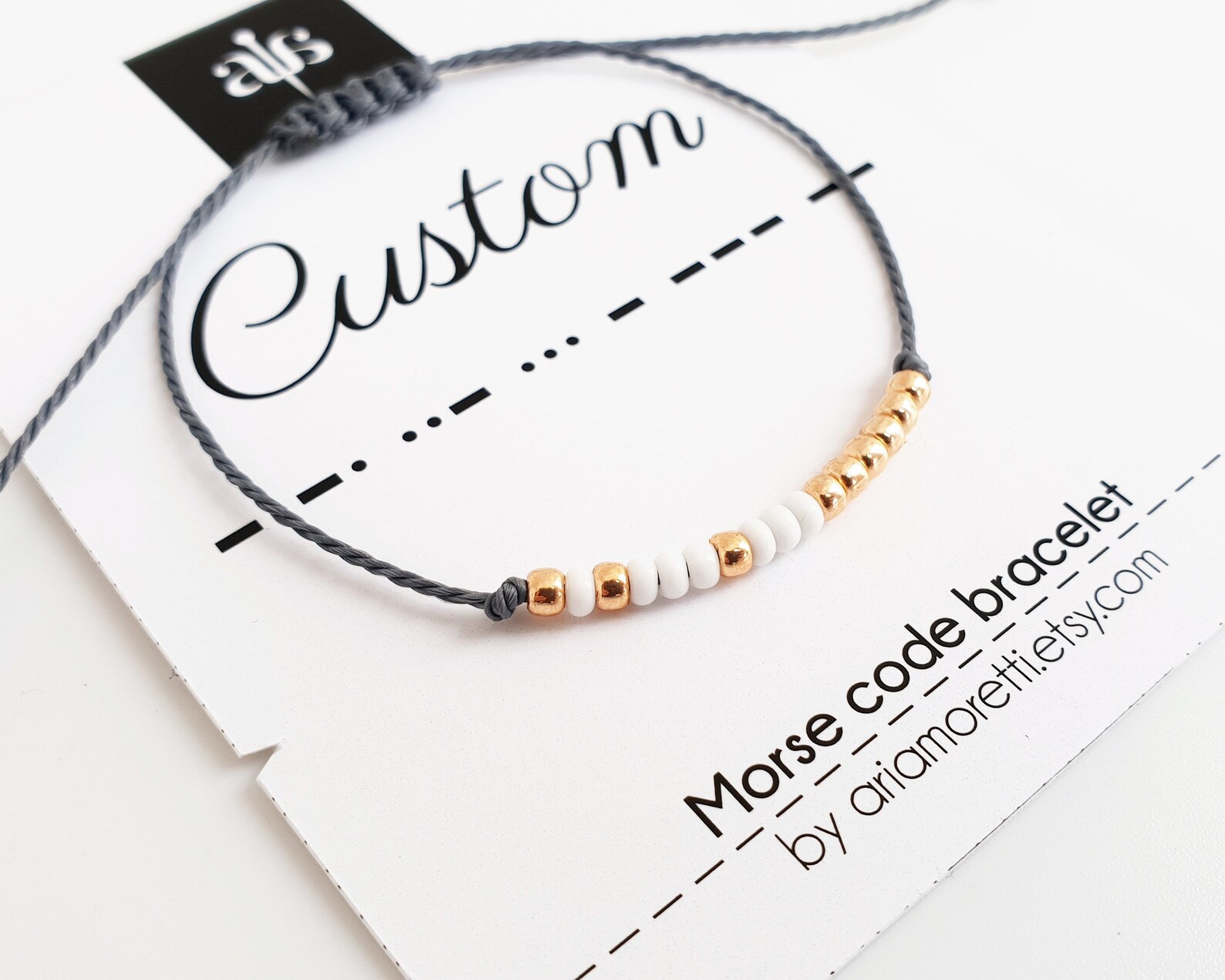 Custom Morse Code Bracelet Personalized Gift Personalized | Etsy