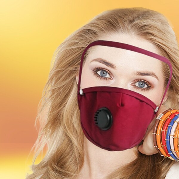 Face Mask With Eye Shield - Etsy