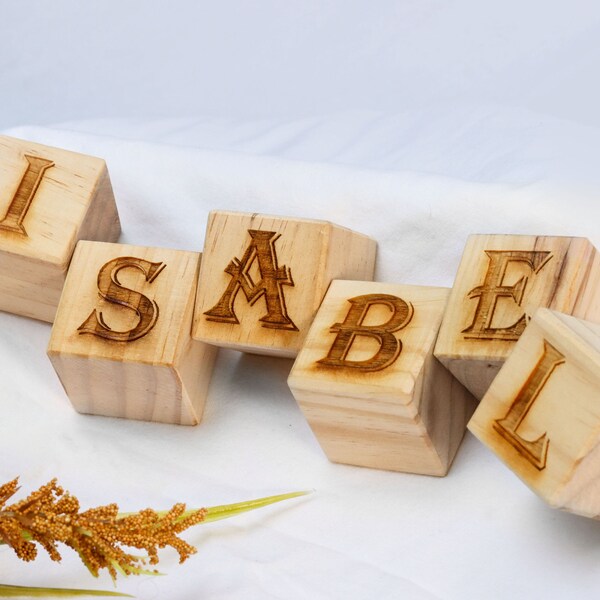 Baby Name Blocks - Etsy