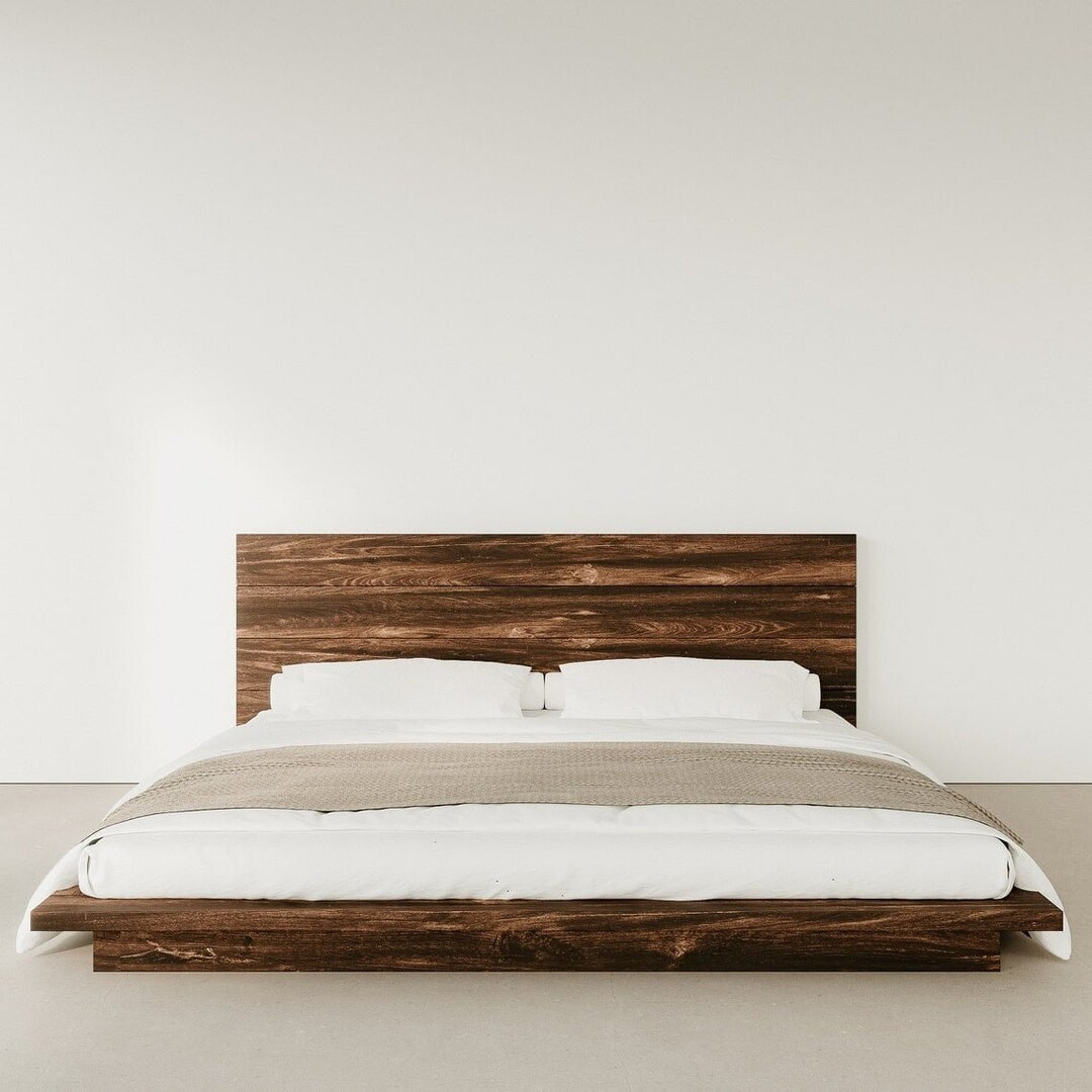 The NEW Cole Bed Modern Frame Bed With Headboard King Bed - Etsy
