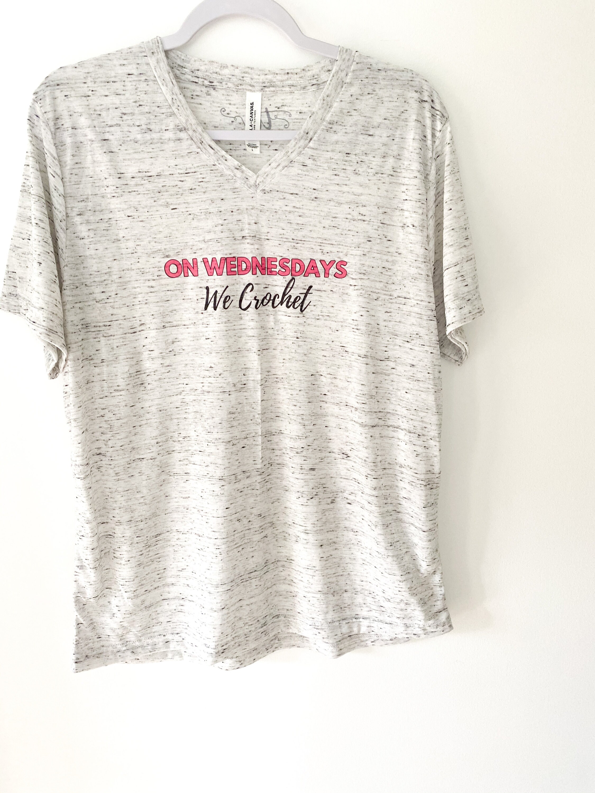 On Wednesdays We Crochet Tshirt Crafty Shirt Crafty Tee | Etsy