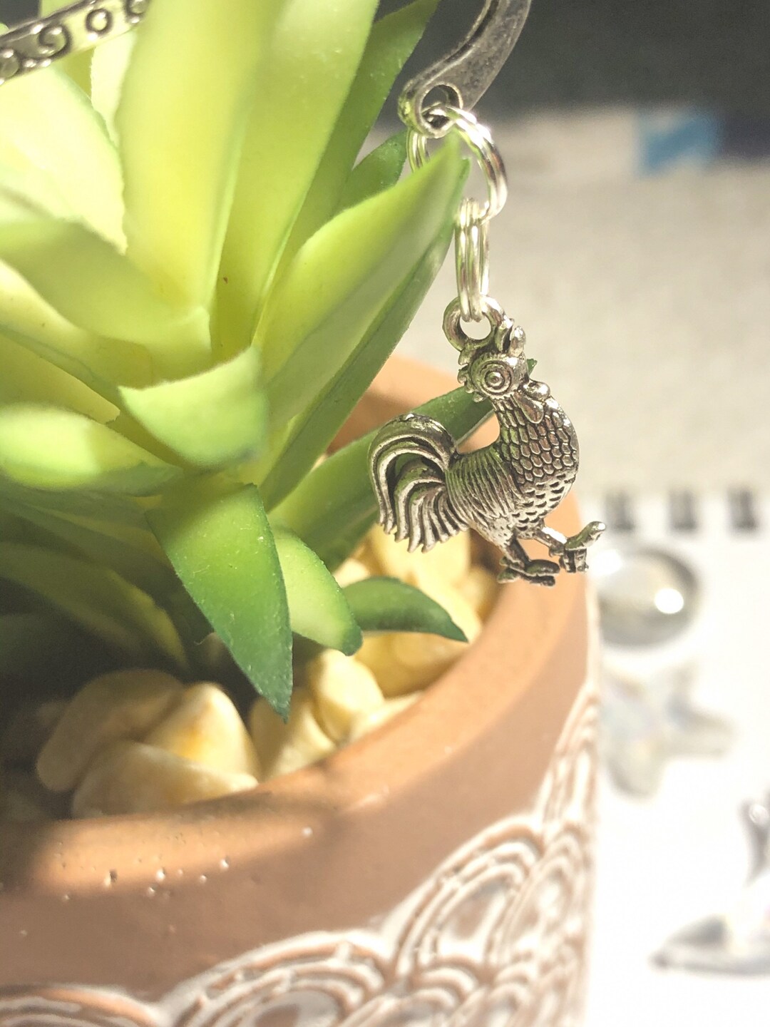 Small Chicken Bookmark. or Cockerel Bookmark 45 - Etsy